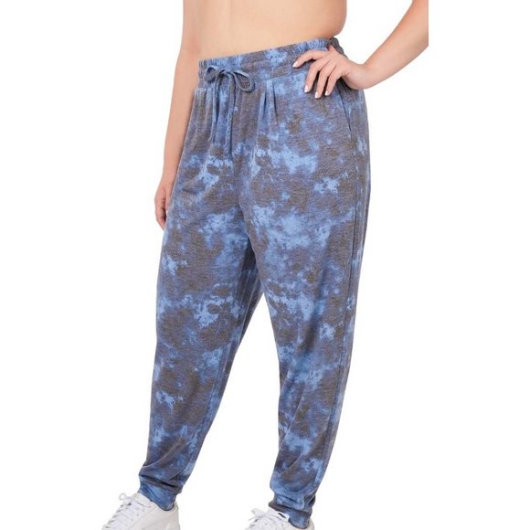Zenana Outfitters | Pants & Jumpsuits | Zenana French Terry Tie Dye Drawstring Jogger 2x 88b ...